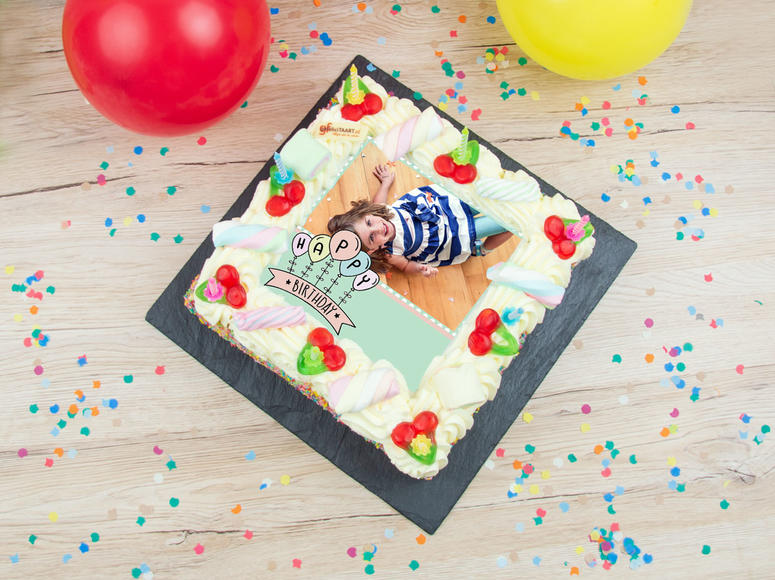 Fototaart kinderverjaardag bestellen? | gefeliciTAART.nl