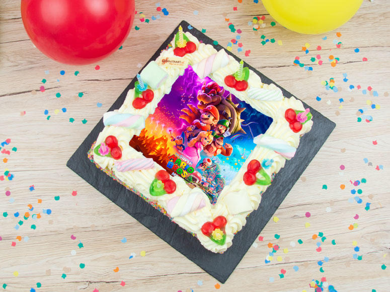 Super Mario taart bestellen? | gefeliciTAART.nl